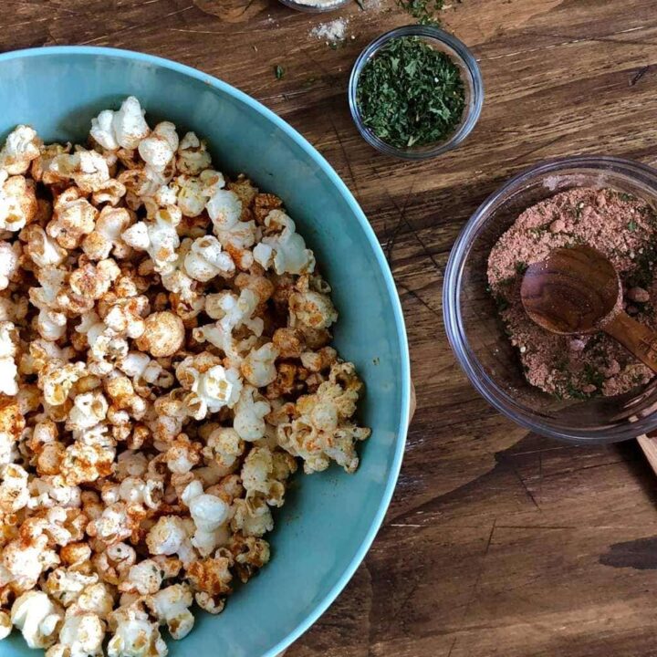 Barbecue Popcorn With An Easy BBQ Seasoning Mix - Tara Teaspoon
