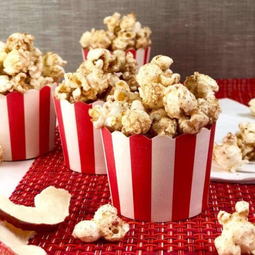 Apple Cinnamon Popcorn - Easy Snack - Tara Teaspoon