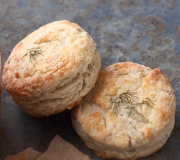 Dill Ricotta Biscuits - Tara Teaspoon
