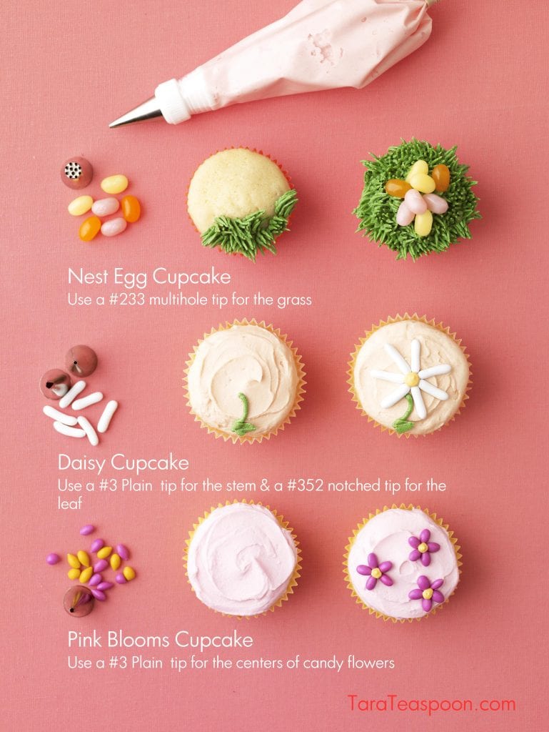 Spring Cupcakes | Tara Teaspoon - Tara Teaspoon