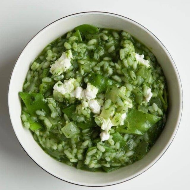 Spring Green Risotto - Tara Teaspoon