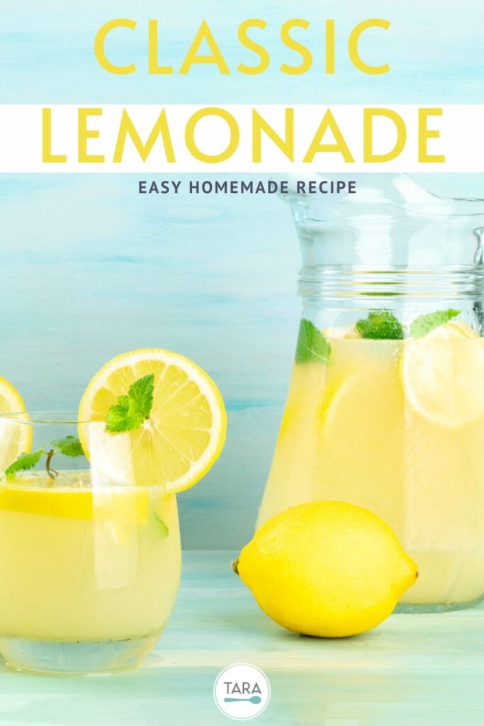 Classic Lemonade Recipe Using Simple Syrup | Tara Teaspoon
