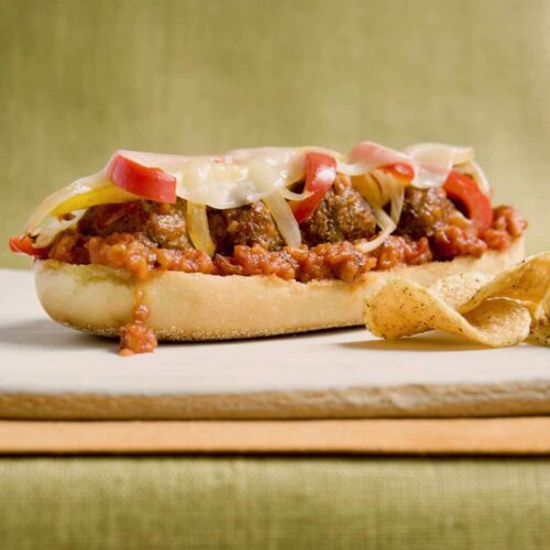 Open-Faced Meatball Sub - Tara Teaspoon