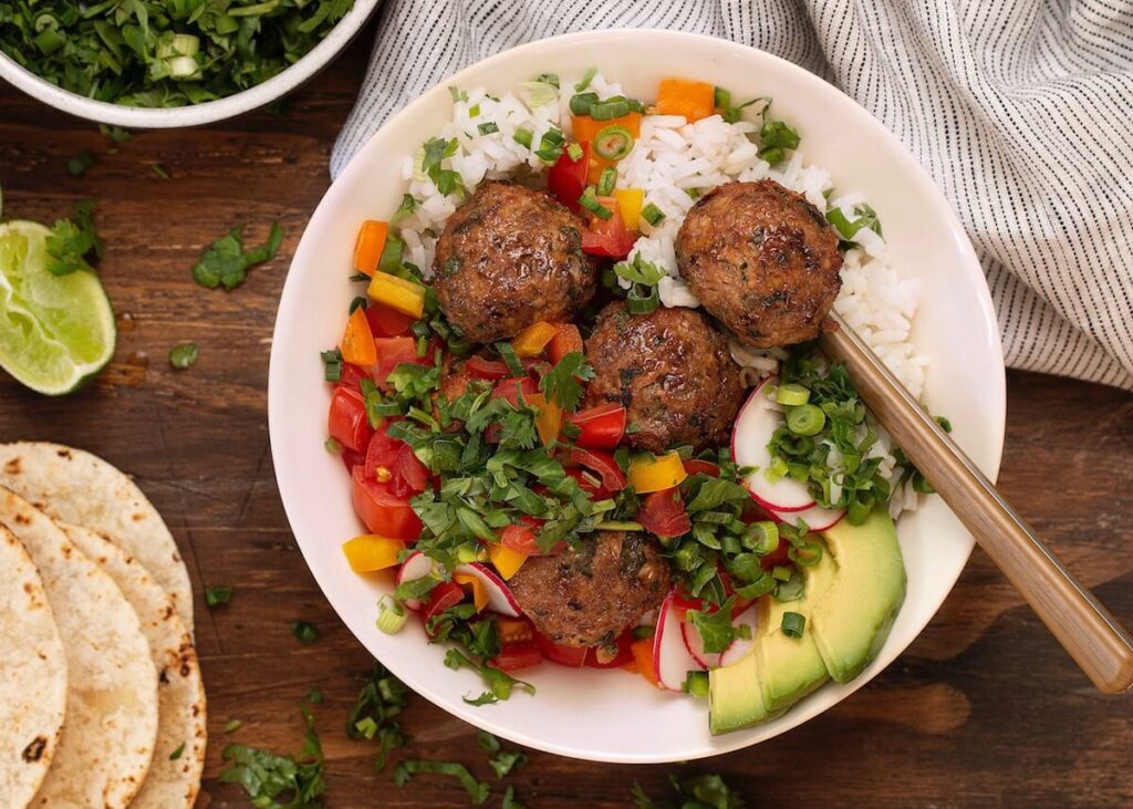 Chipotle-Chicken Mexican Meatballs Recipe - Oven Baked - Tara Teaspoon