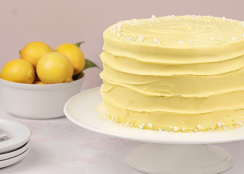 Easy Lemon Layer Cake With Homemade Lemon Frosting - Tara Teaspoon