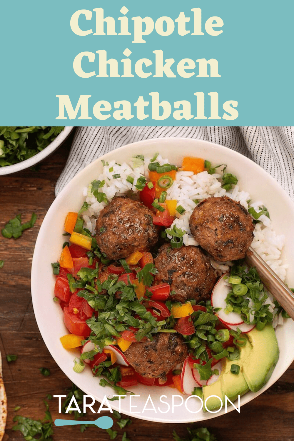 Chipotle-Chicken Mexican Meatballs Recipe - Oven Baked - Tara Teaspoon