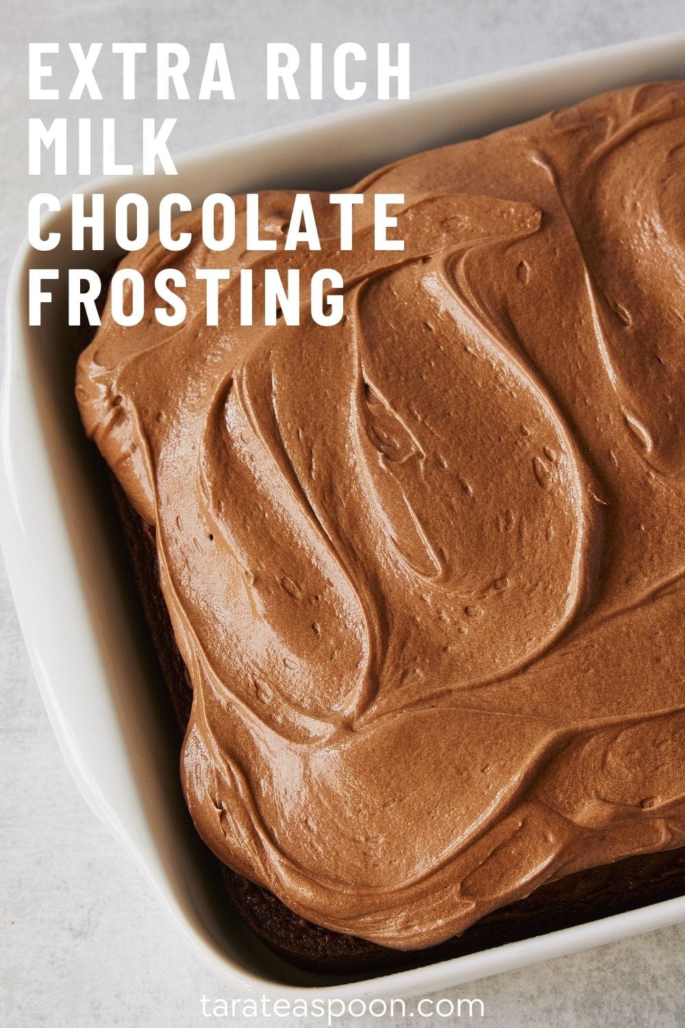 Homemade Chocolate Frosting (Extra Rich!) - Tara Teaspoon