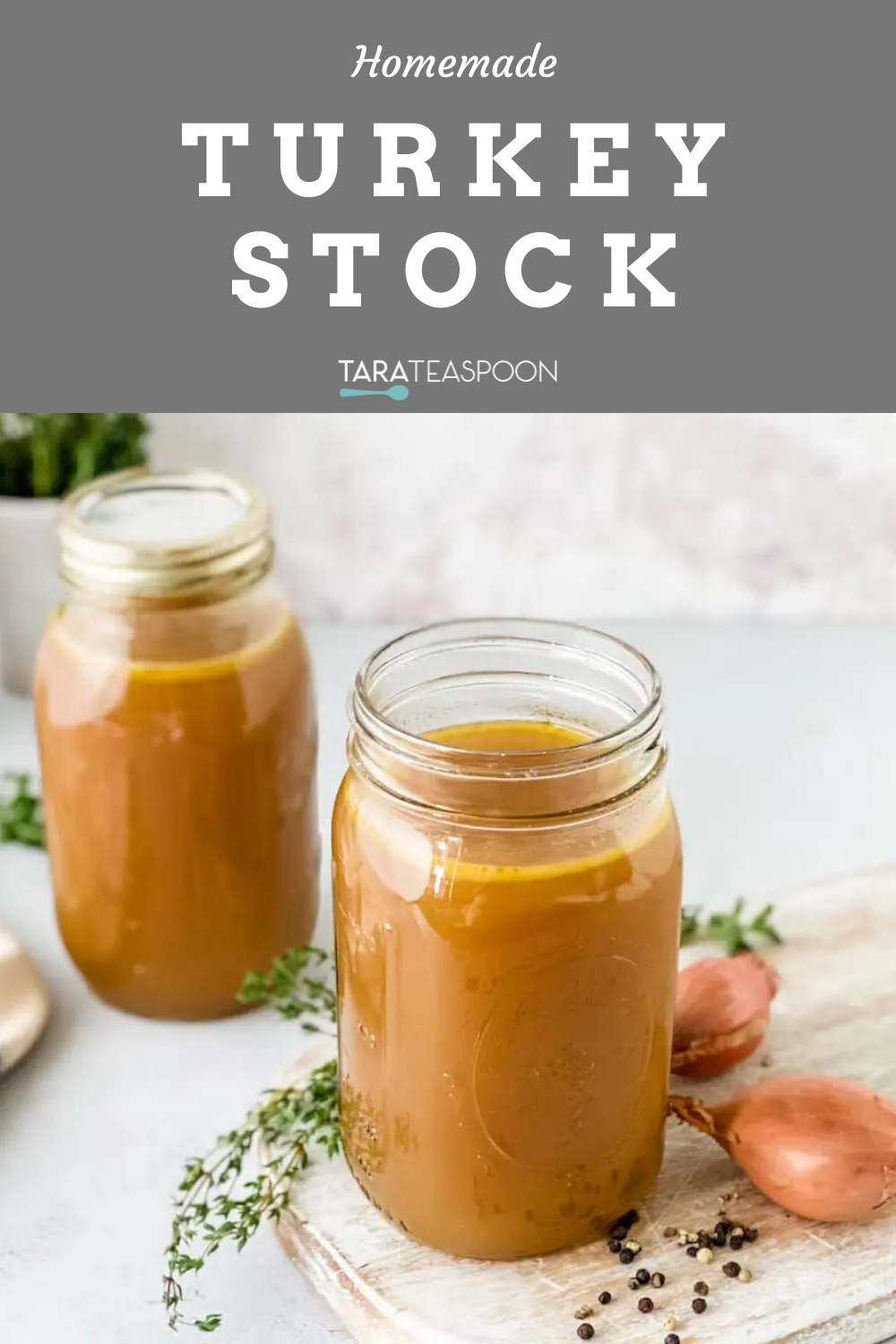 Instant Pot Turkey Stock Recipe - Tara Teaspoon