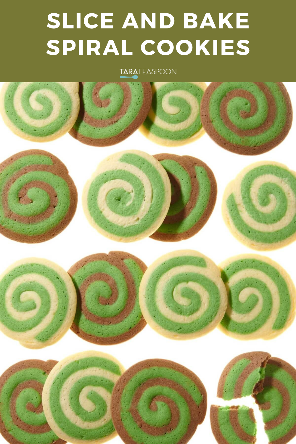 Slice and Bake Spiral Cookies - Tara Teaspoon