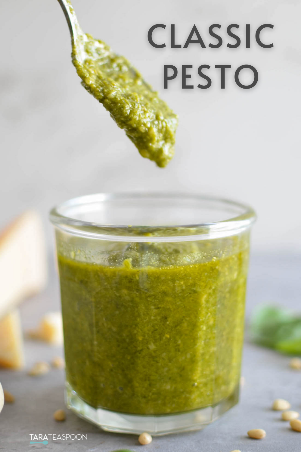 Classic Basil Pesto Sauce Recipe - Tara Teaspoon