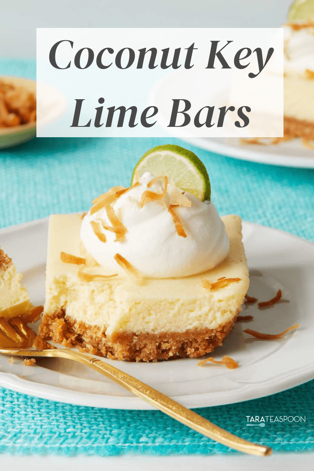 Key Lime Pie Bars with Coconut - Tara Teaspoon