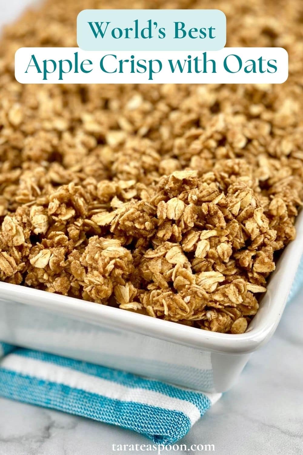 The BEST Apple Crisp with Oats