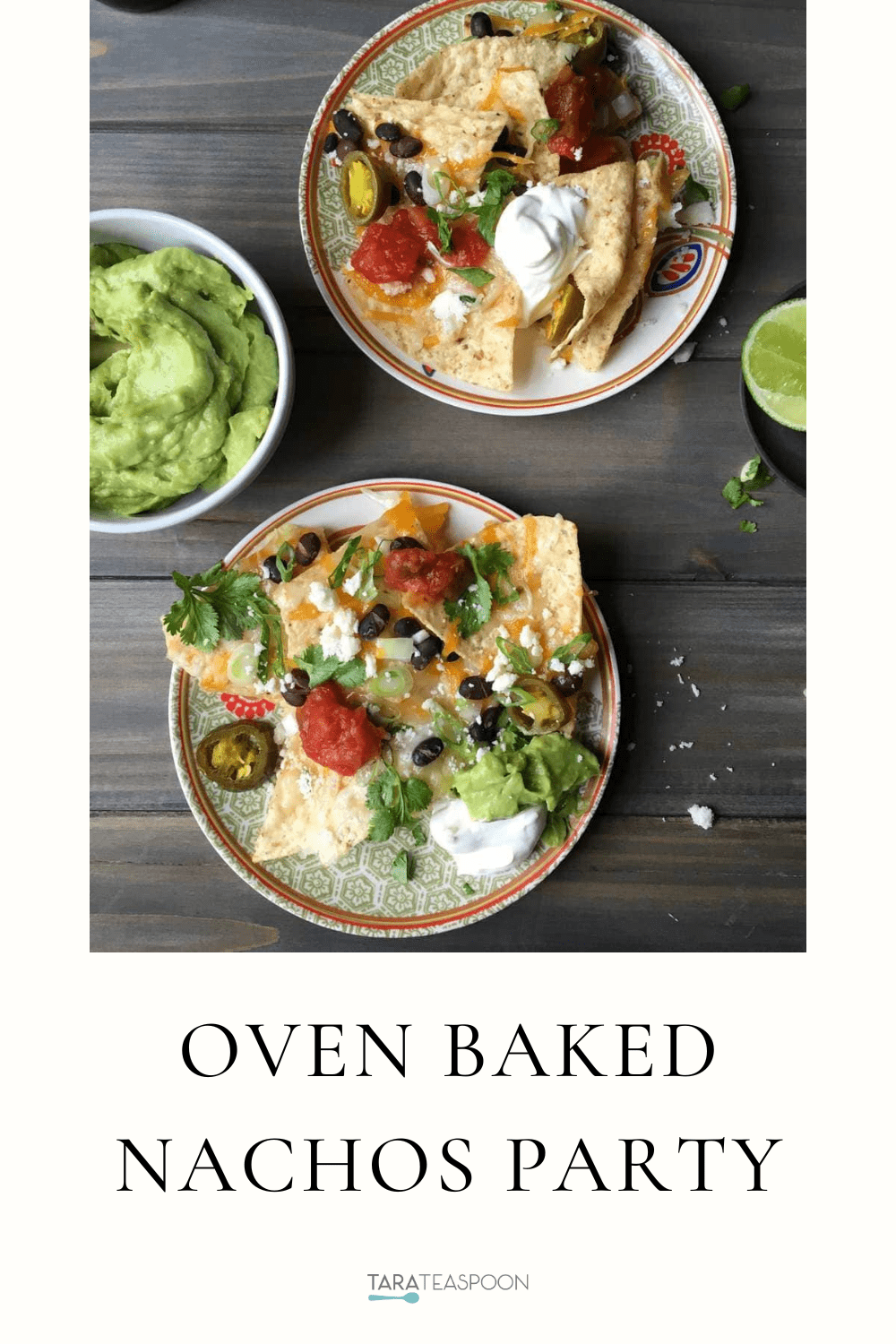 Oven-Baked Nachos Party