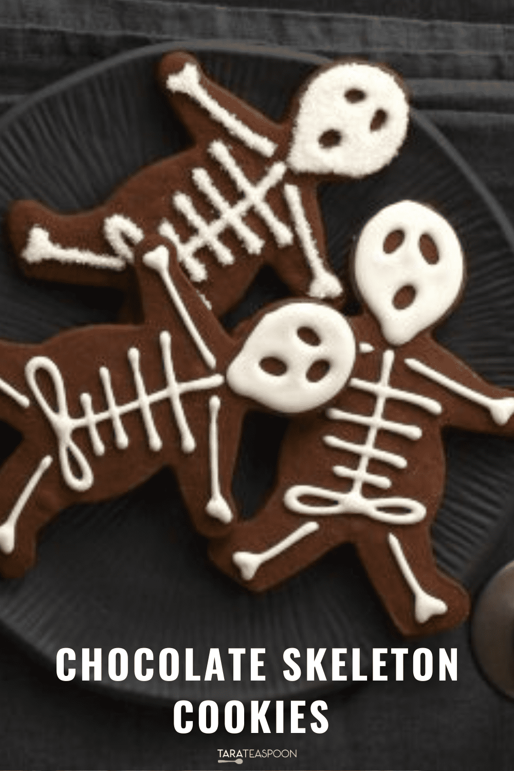 Chocolate Skeleton Cookies (With Video!)