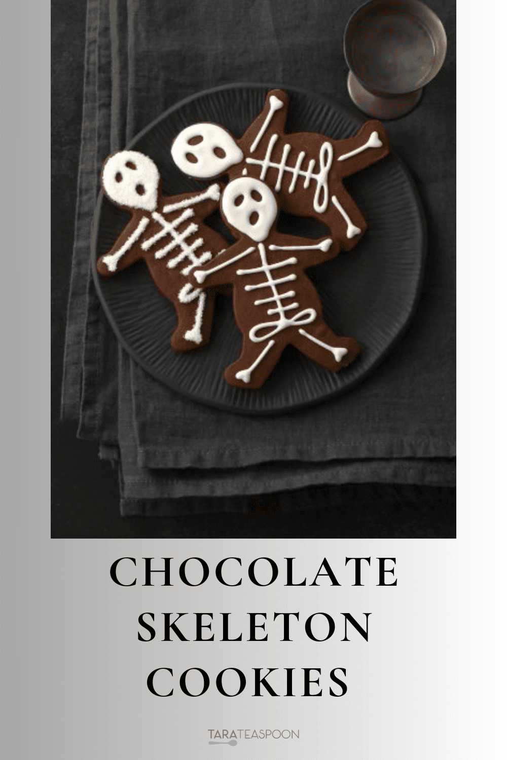 Chocolate Skeleton Cookies (With Video!)