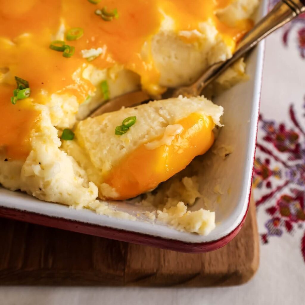 Cheesy Mashed Potatoes Recipe (Three Cheeses!) - Tara Teaspoon