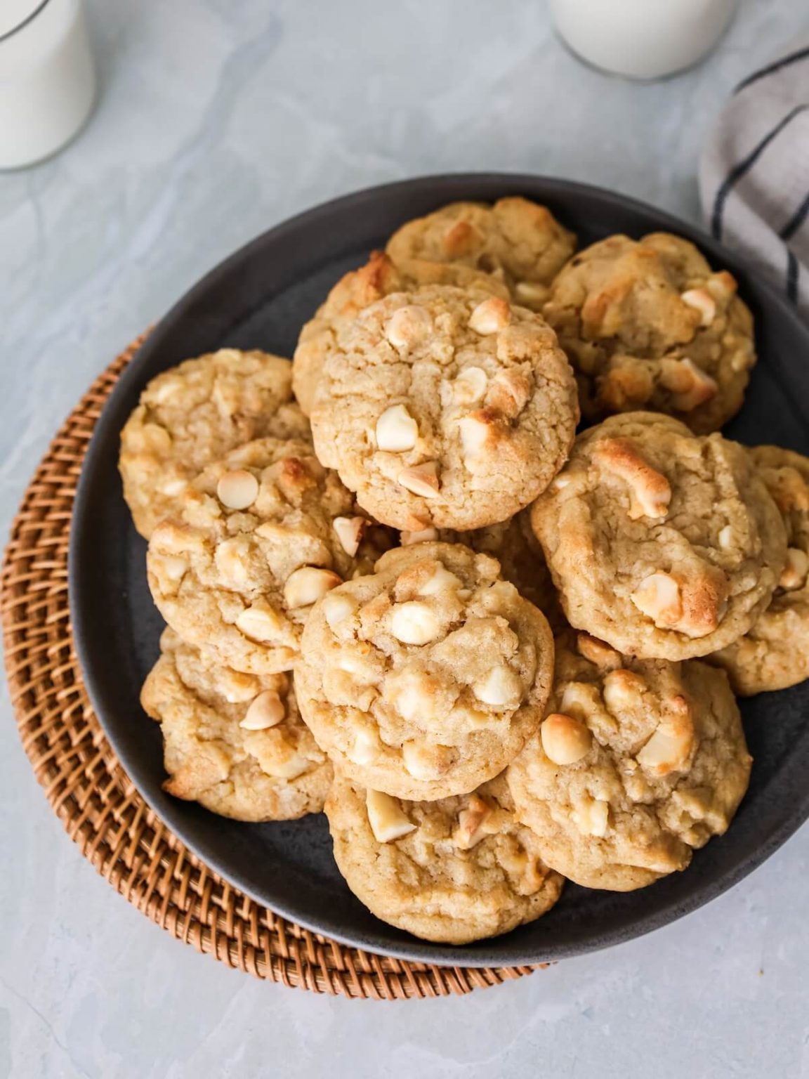 White Chocolate Macadamia Nut Cookies (with coconut) - Tara Teaspoon