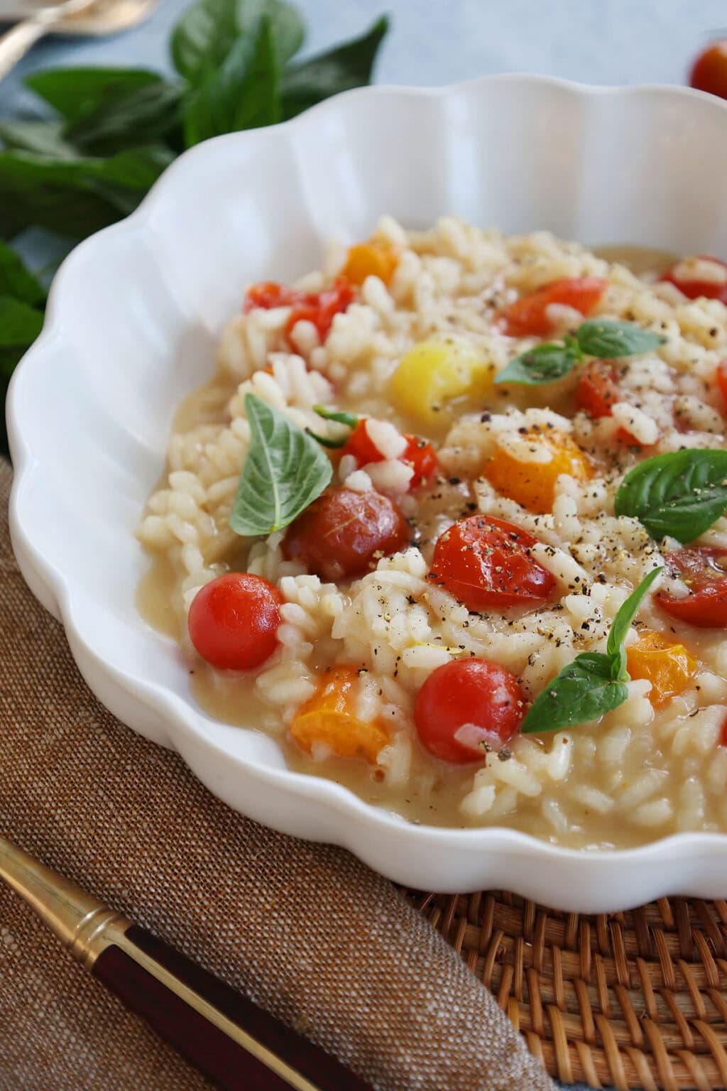Creamy Tomato Risotto - Tara Teaspoon