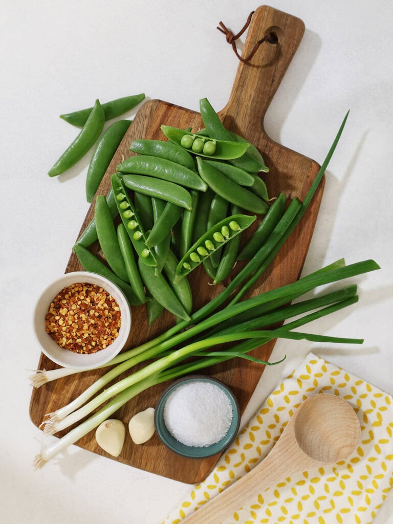 Sautéed Sugar Snap Peas - Tara Teaspoon